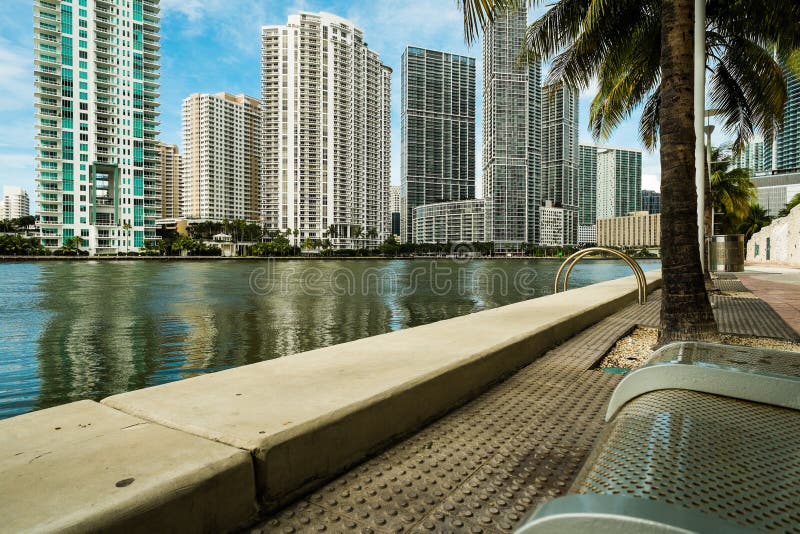 Brickell Miami stock image. Image of buildings, post, miami - 3972457