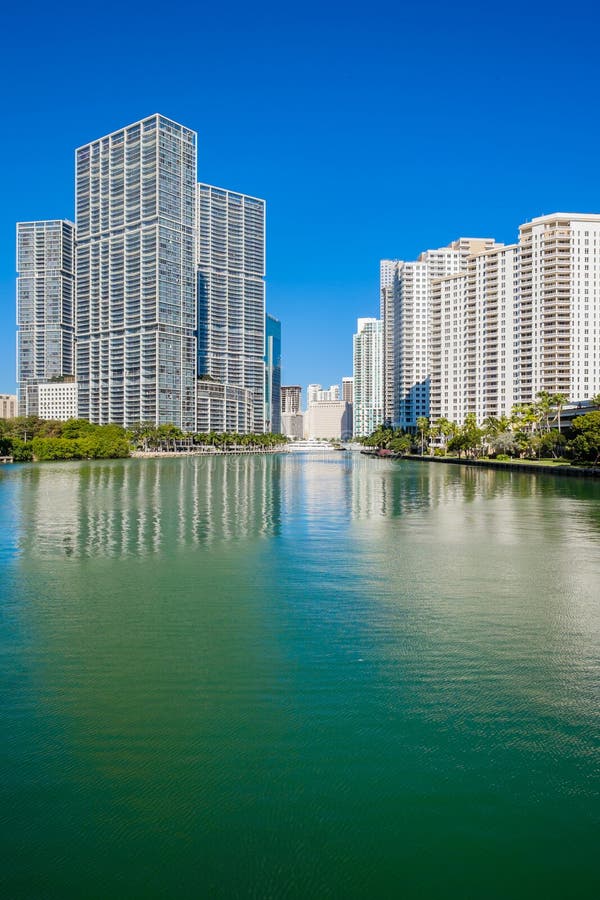 Downtown Miami stock image. Image of cityscape, lifestyle - 49569921