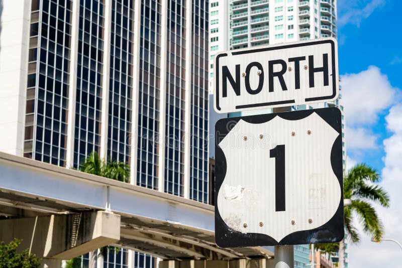 Downtown Miami Cityscape stock image. Image of biscayne - 87621785