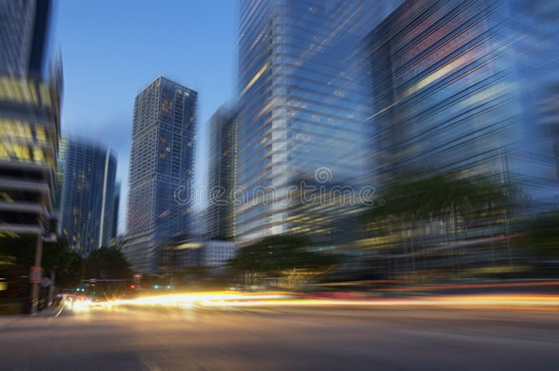 Miami Rush Hour Traffic stock photo. Image of fast, motion - 6820404