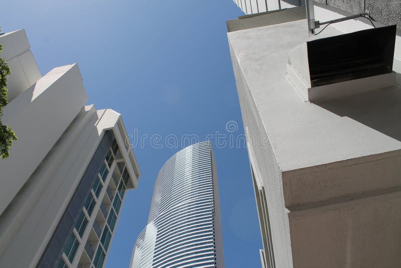 Downtown miami tower stock photo. Image of corporation - 49642572
