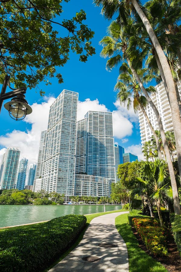 Downtown Miami stock image. Image of downtown, biscayne - 35853459