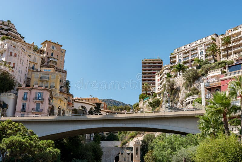 Downtown of Monaco stock image. Image of city, daylight - 103034745
