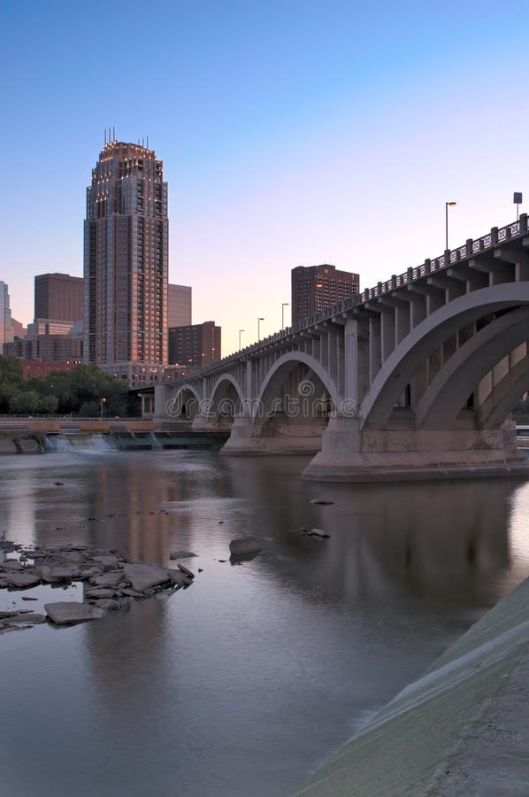 Downtown Mpls MN Vertical stock image. Image of urban - 3344369