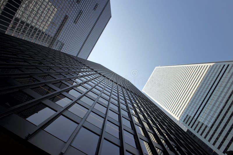 Downtown Office Building on a Sunny Day Stock Image - Image of ...