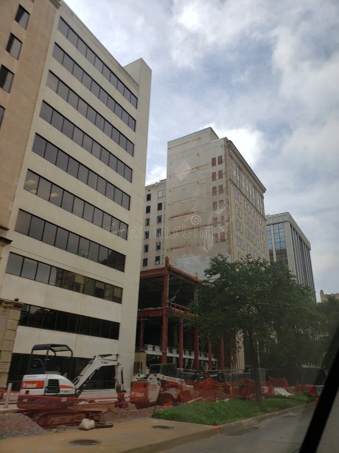 Downtown Oklahoma city editorial stock image. Image of oklahoma - 155481169