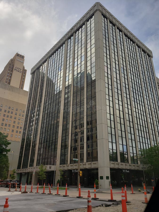 Downtown Oklahoma city editorial image. Image of cool - 155481160