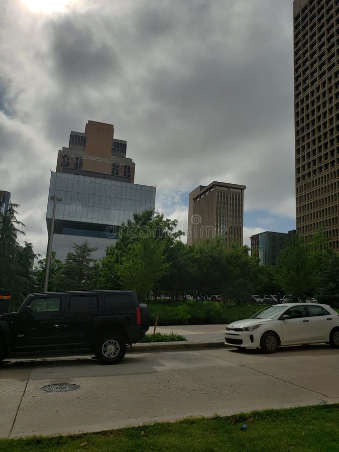 Downtown Oklahoma city editorial photo. Image of cool - 155481166