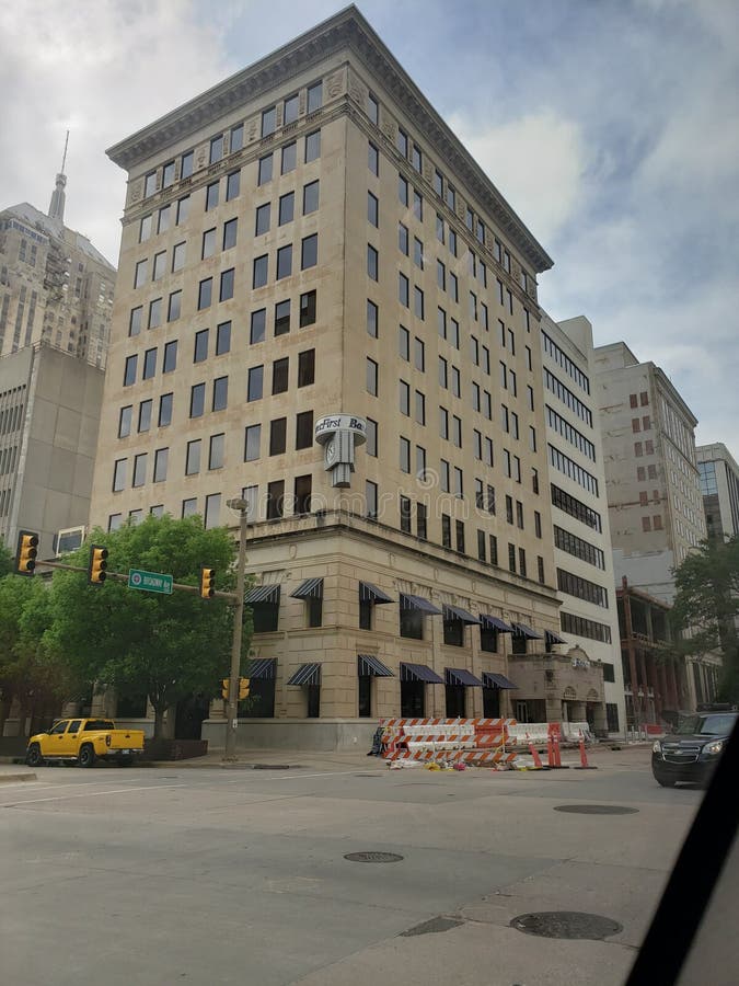 Downtown Oklahoma city editorial photography. Image of city - 155481182
