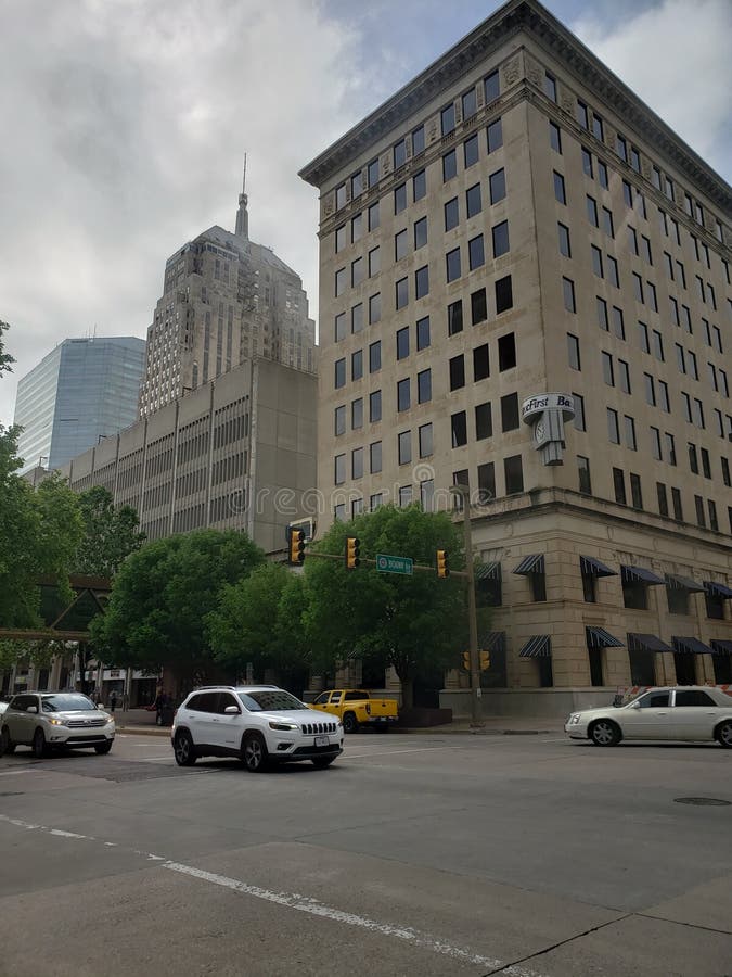 Downtown Oklahoma city editorial photography. Image of cool - 155481202