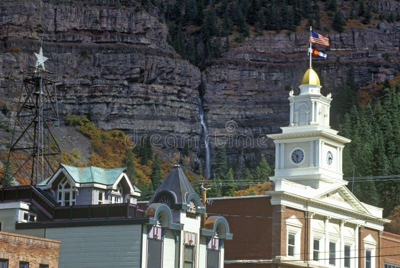 Sign for Ouray Colorado, the Switzerland of America Editorial Image ...