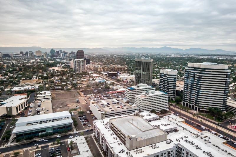 Downtown Phoenix Arizona City Skyline Foto de archivo editorial ...