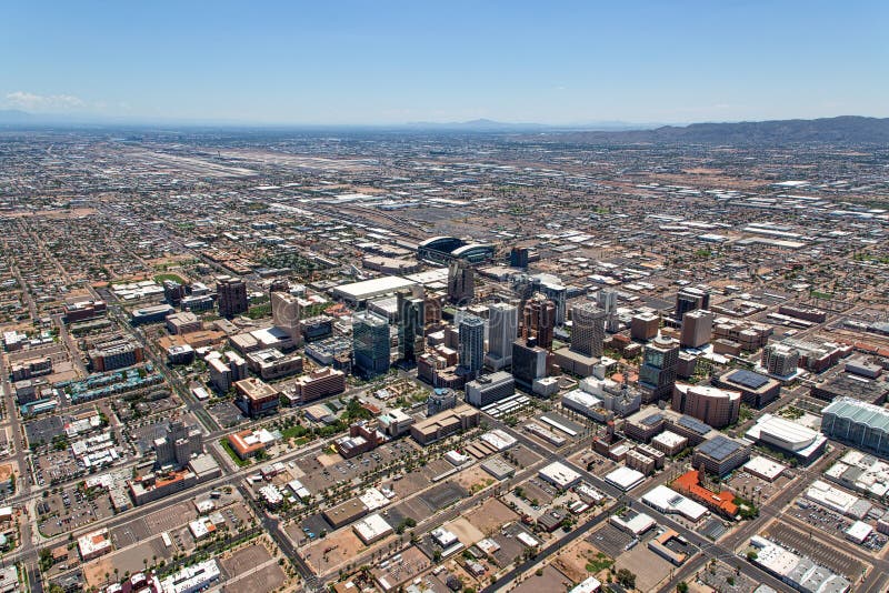Downtown Phoenix, Arizona Architecture Stock Image - Image of brick ...