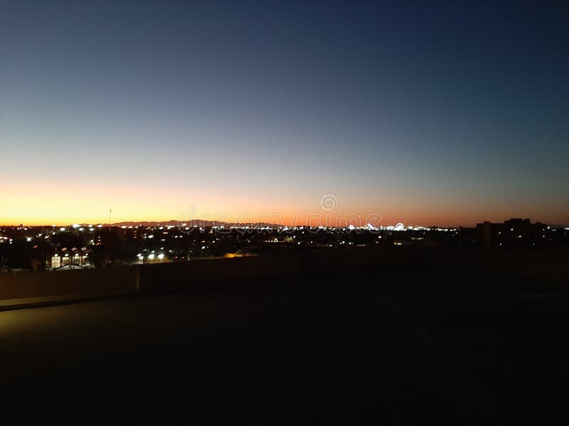 Downtown Phx Az stock image. Image of darkness, night - 178739621