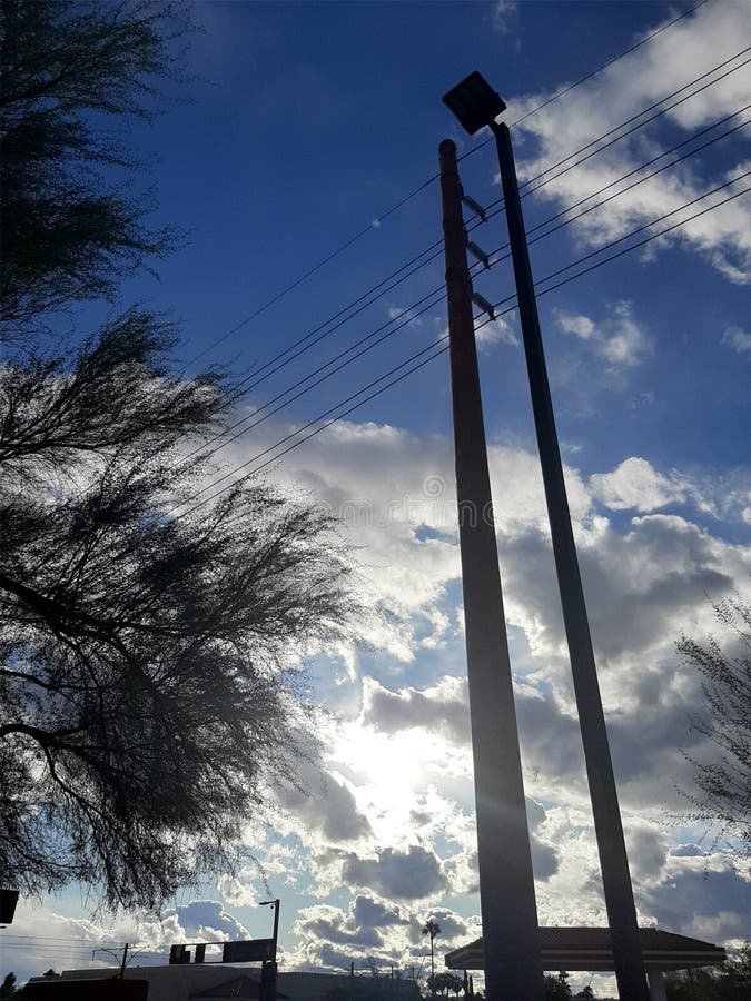 Downtown Phx Az stock photo. Image of light, cloud, streetlight - 178739628