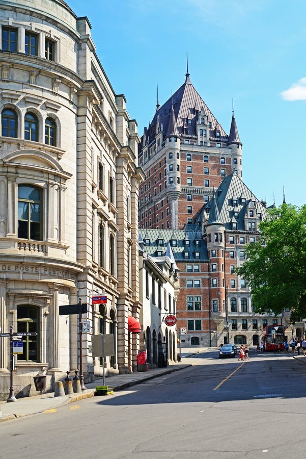 Downtown Quebec editorial stock image. Image of still - 181934619