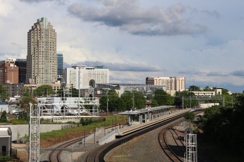 Downtown Raleigh North Carolina Amtrak Editorial Photography - Image of ...