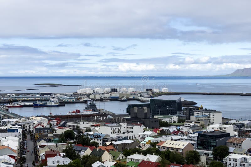 Downtown Reykjavik, Iceland Stock Image - Image of landscape, iceland ...