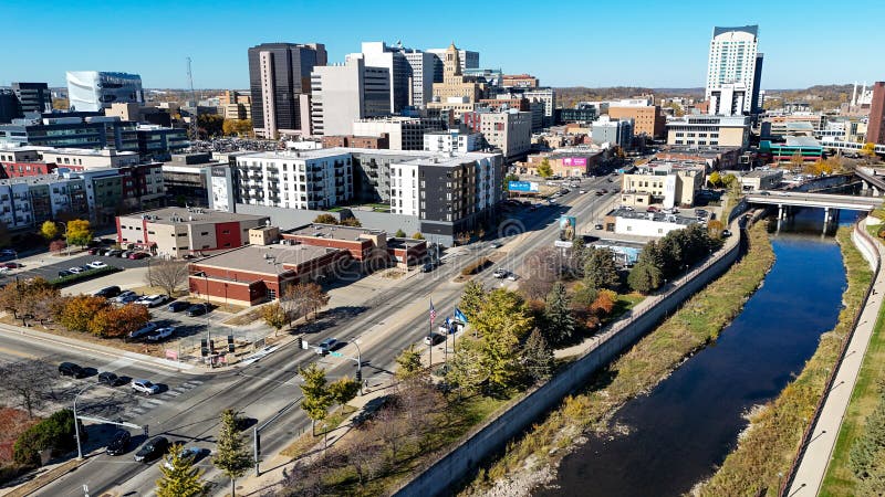 Downtown Rochester, MN editorial image. Image of rochester - 342336035