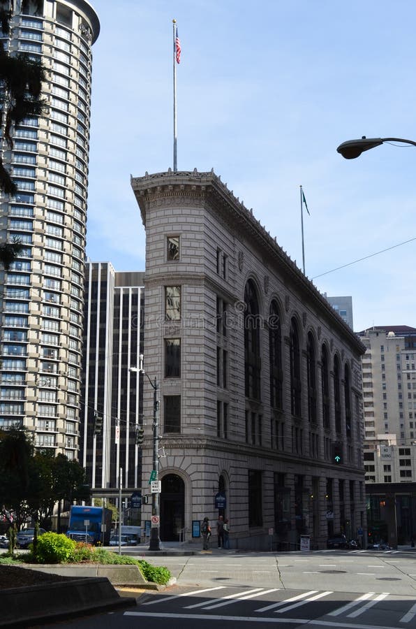 Downtown Seattle editorial stock image. Image of backdrop - 45619479
