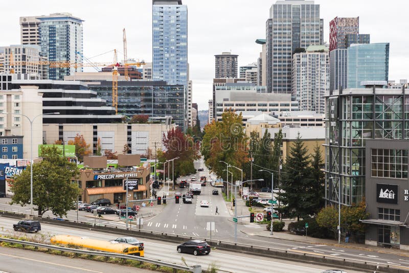 Downtown Seattle, Washington Editorial Stock Photo - Image of ...