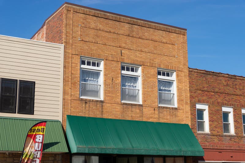 Downtown Seneca stock photo. Image of architecture, county - 270596062