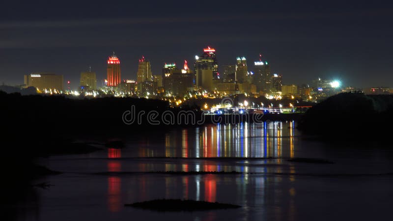 Downtown Skyline Kansas City Missouri Stock Image - Image of missouri ...