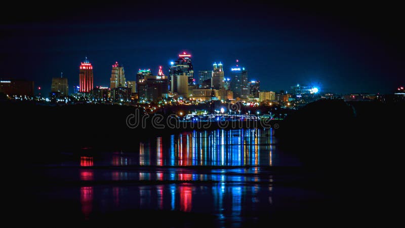 Downtown Skyline Kansas City Missouri Stock Image - Image of missouri ...