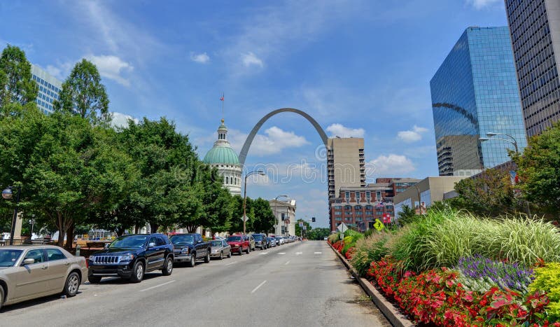 Downtown St. Louis, Missouri Stock Image - Image of louis, downtown ...