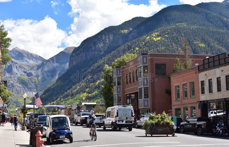 Downtown Telluride, Colorado Editorial Photography - Image of ...