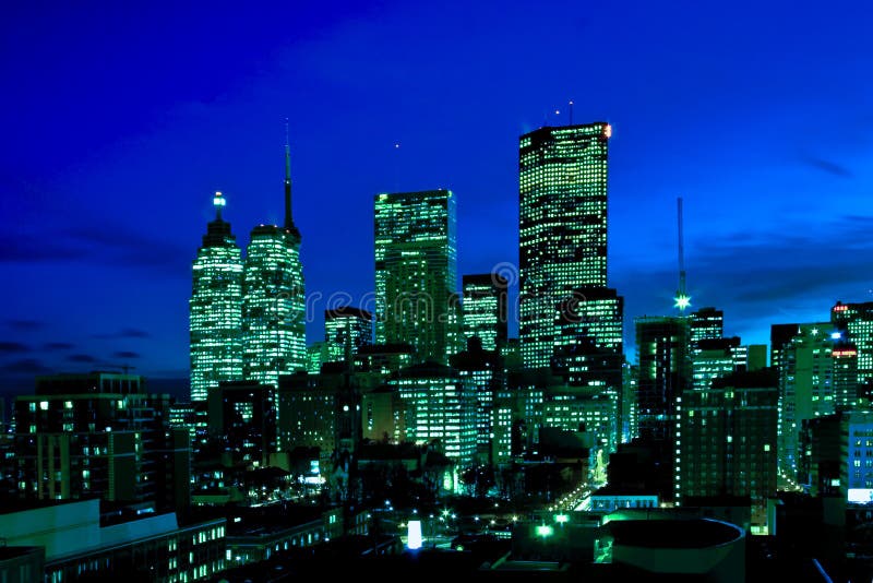 Downtown Toronto stock photo. Image of ontario, urban, buildings - 589302