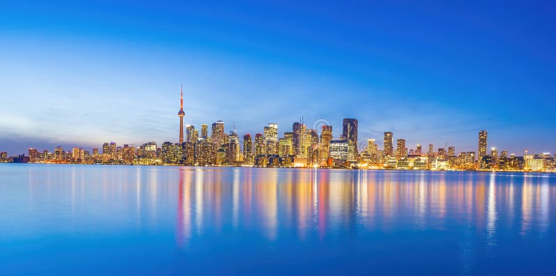Downtown Toronto City Skyline, Cityscape of Canada Stock Photo - Image ...