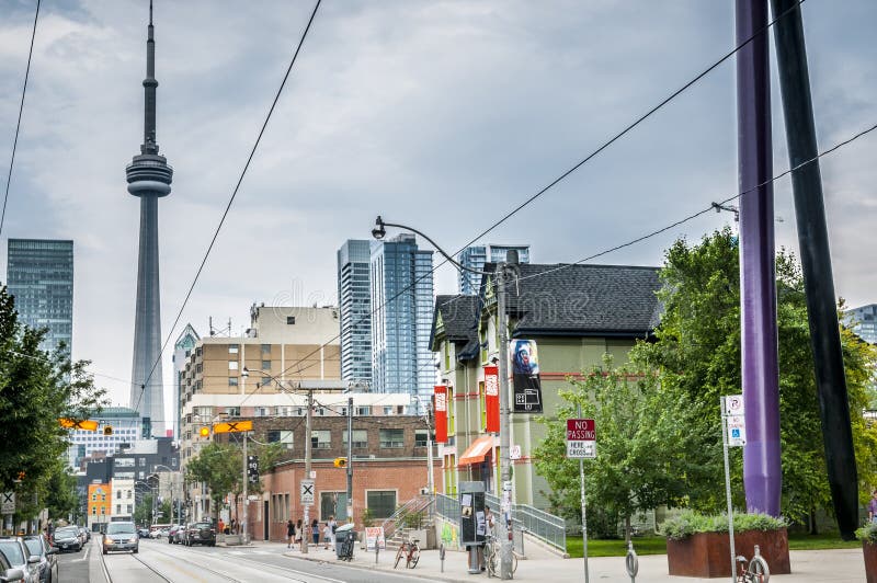 Downtown Toronto editorial stock image. Image of business - 43391494