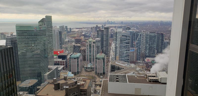 Downtown Toronto view editorial stock image. Image of ontario - 168429004