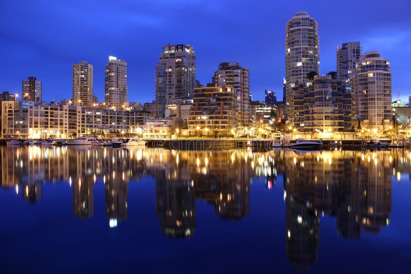 Vancouver in Canada stock image. Image of skyline, columbia - 34038409