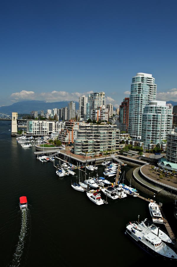 Downtown Vancouver Waterfront, BC, Canada Stock Image - Image of ...