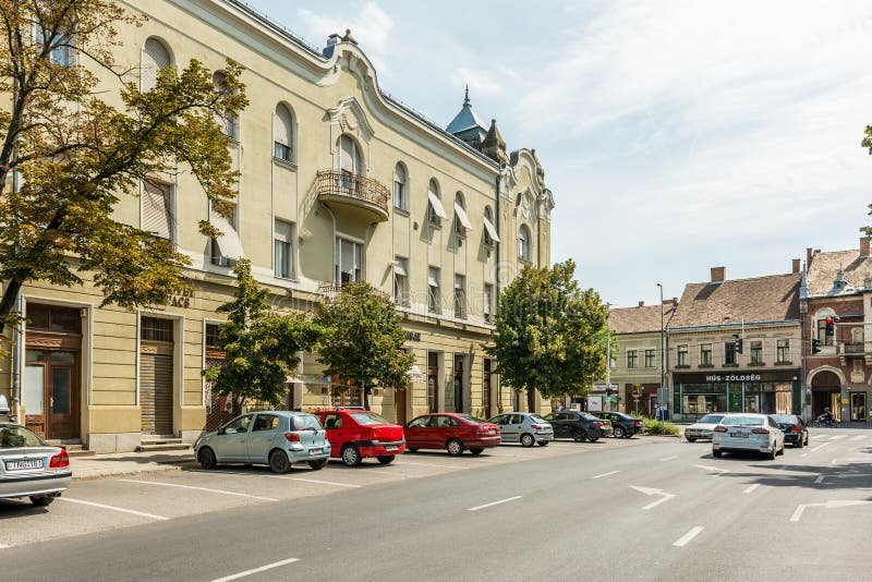 Downtown View of Debrecen editorial photo. Image of debrecen - 47624631