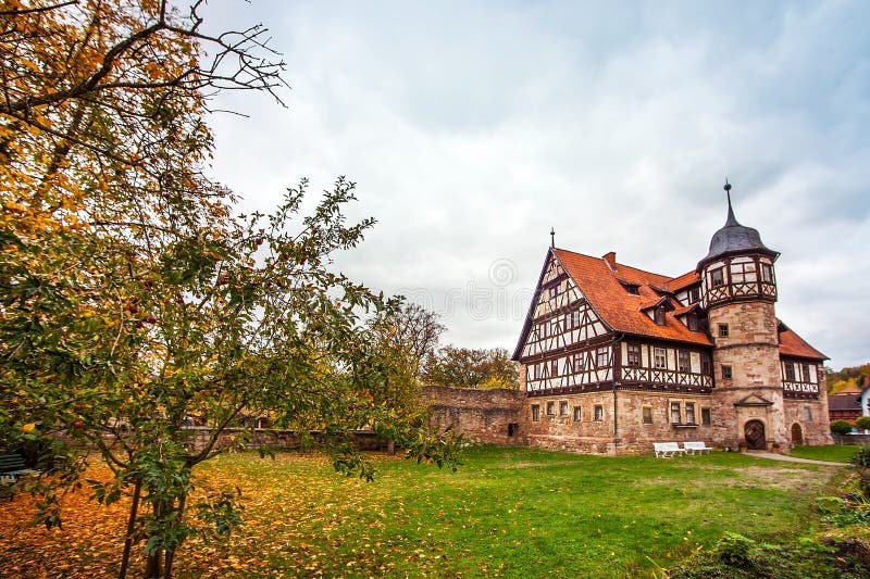 The Downtown of Wasungen in Thuringia Germany Stock Photo - Image of ...
