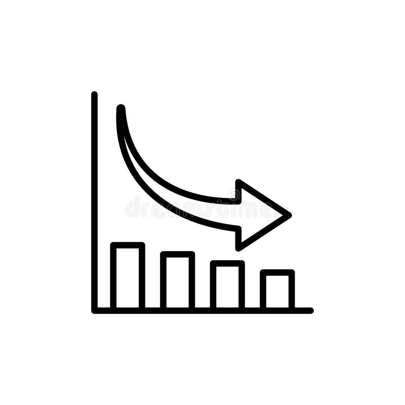 Downward Chat Arrow Icon for Messaging and Communication Stock Vector ...