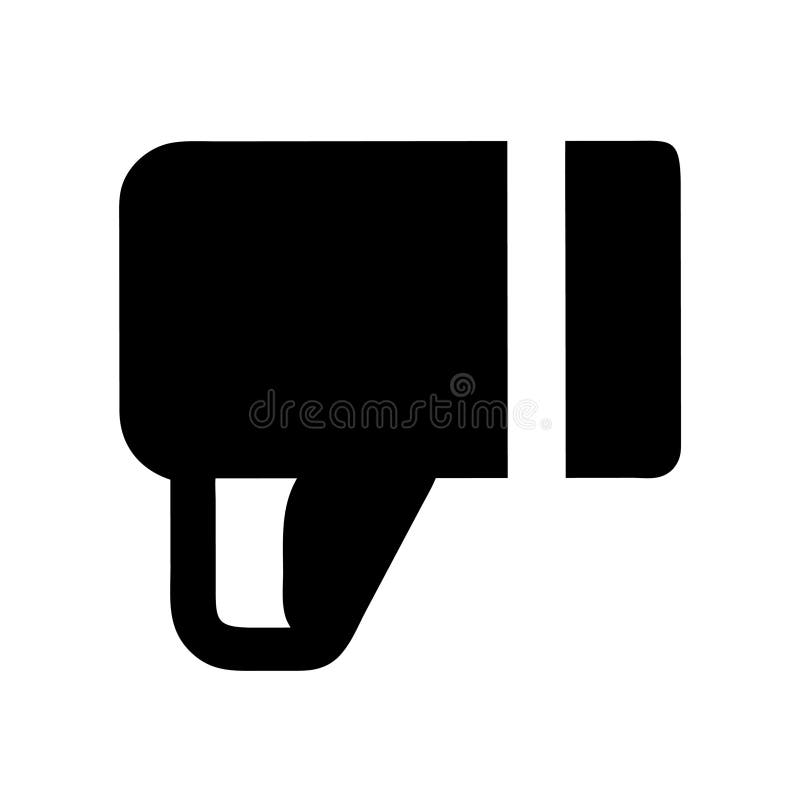 Downward Thumb Symbol: a Negative Feedback, Disapproval and Social ...