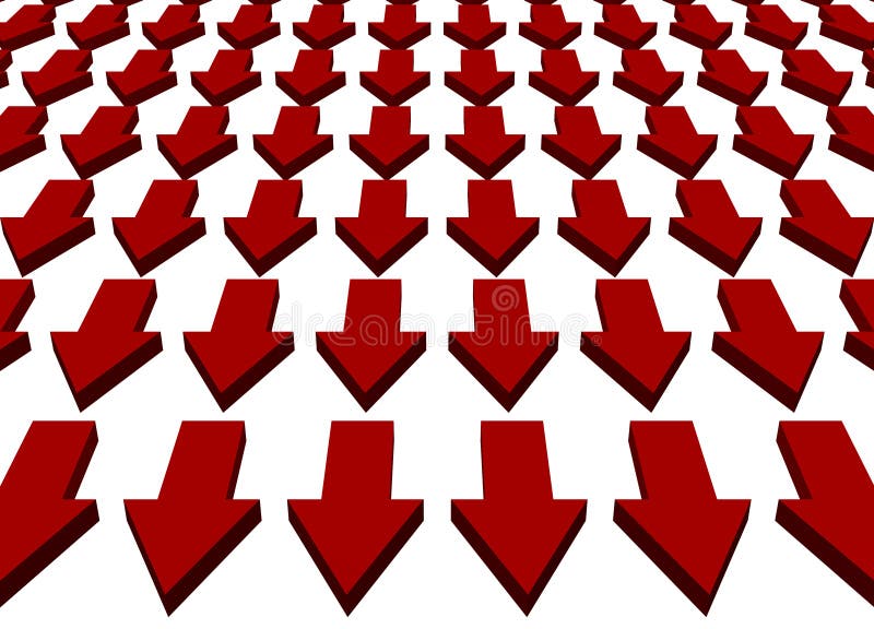 Downward Trend Business Concept Background Stock Illustration ...