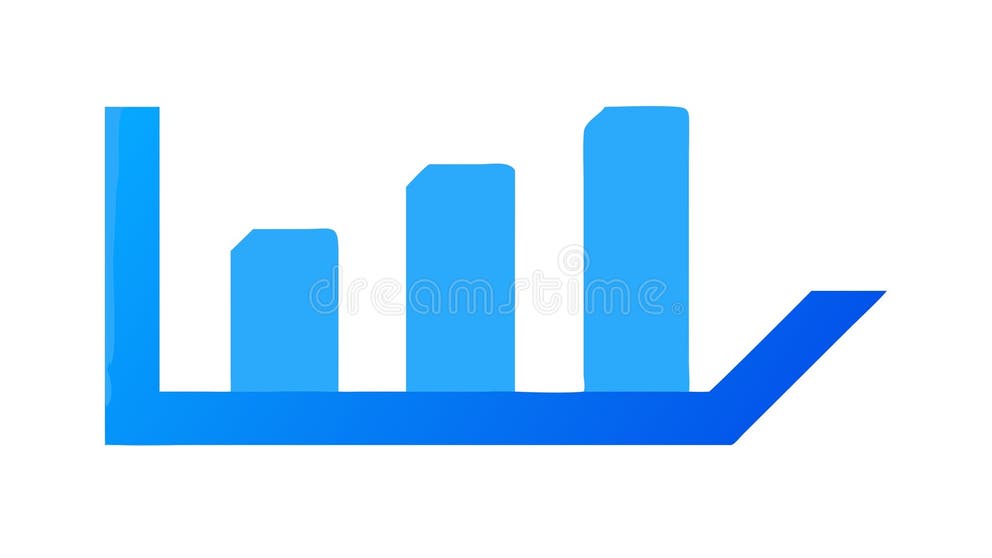 Downward Trend Line Graph Icon for Statistics and Data, Vector Design ...