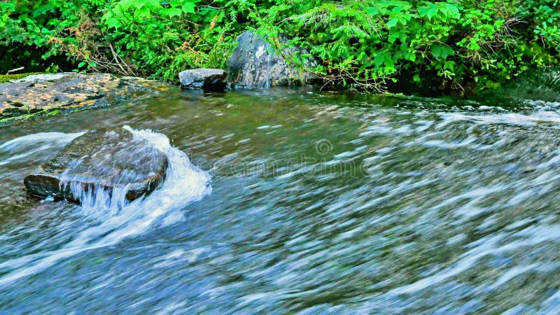 A Downward View of a Cascade Stock Image - Image of river, waterway ...