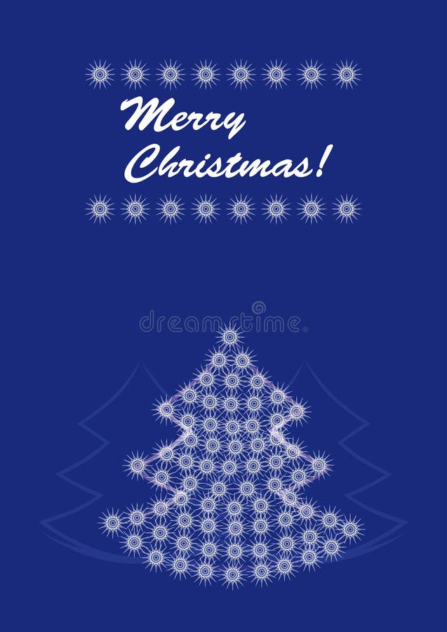 Downy Christmas tree stock vector. Illustration of greeting - 60487836