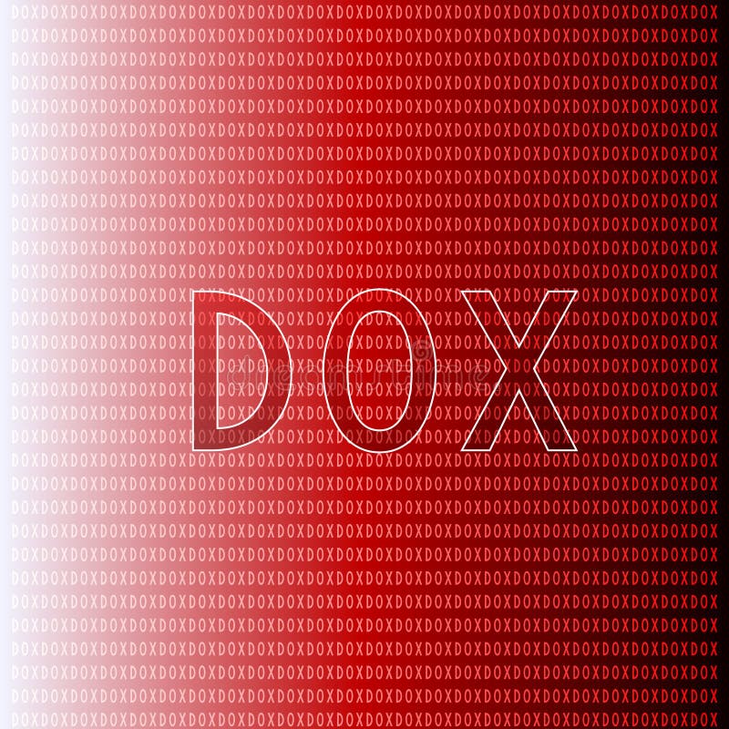 Dox matrix graphic red stock illustration. Illustration of danger ...