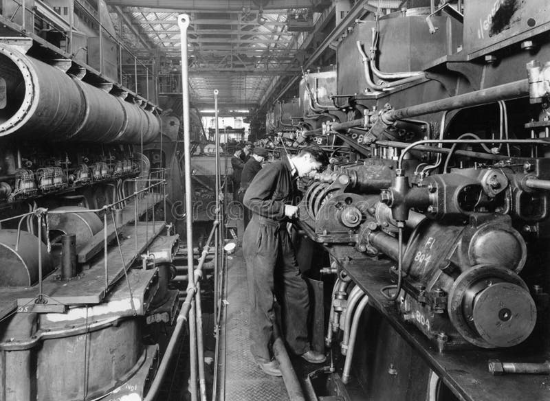 Doxford Engine Works Erecting Pits Picture. Image: 224195976