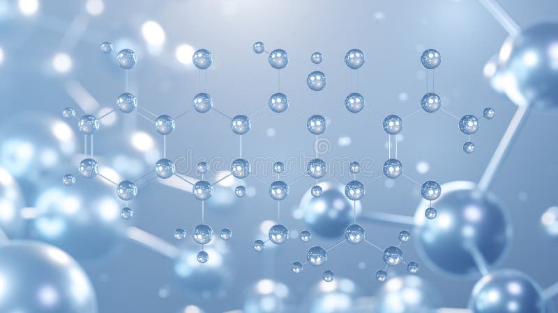 Doxycycline Molecular Structure 3d, Flat Model, Broad-spectrum ...