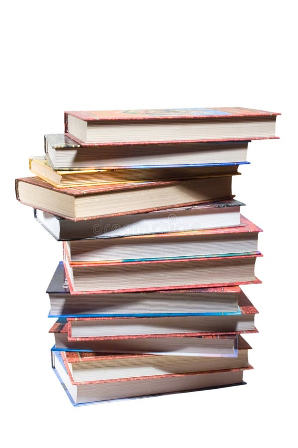 Old Books stacked up stock image. Image of damaged, stacked - 46120109