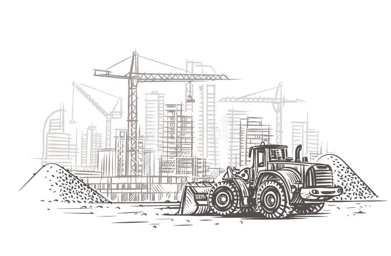 Construction Site Outline Stock Illustrations – 10,286 Construction ...