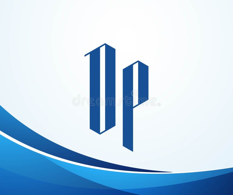 DP Alphabet Letter Logo Design Template Elements Stock Vector ...